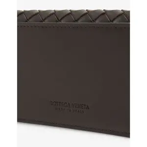 Bottega Veneta Intrecciato Front-flap Leather Wallet