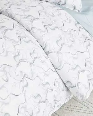 SFERRA Muro Full/queen Duvet Poolside