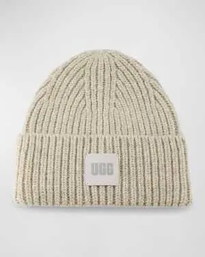 UGG UGG Chunky Rib Knit Beanie Light Grey