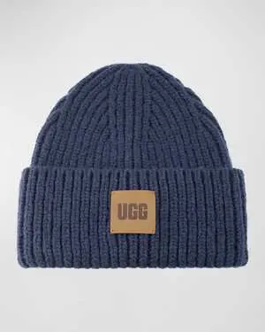 UGG UGG Chunky Rib Knit Beanie Navy