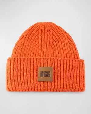 UGG UGG Chunky Rib Knit Beanie Orange Soda