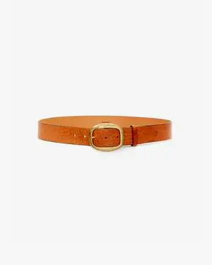Isabel Marant Dara Leather Belt - Cognac