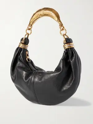 Chloé Bracelet Embellished Textured-leather Shoulder Bag