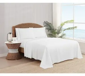 OCEANFRONT RESORT Solid Percale 4 Piece Queen S Heet Set - One-color
