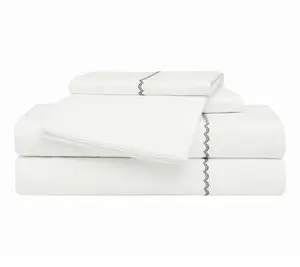 OCEANFRONT RESORT Solid Percale 4 Piece King Sh Eet Set