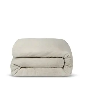 PIGLET IN BED Linen Duvet Cover - Oatmeal