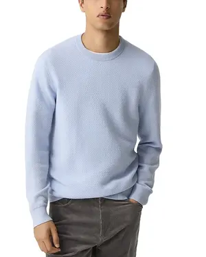 Theory Maden Textured Crewneck Sweater Olympic