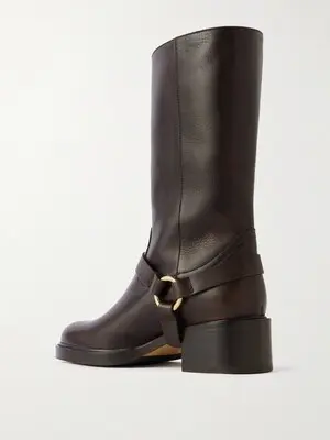 Chloé Dakota Buckled Leather Ankle Boots