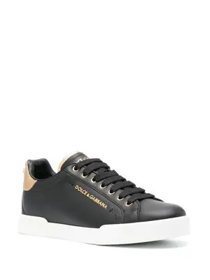 Dolce & Gabbana Portofino Leather Sneakers