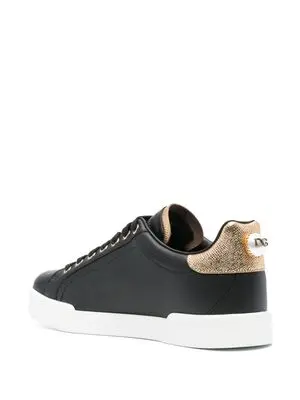 Dolce & Gabbana Portofino Leather Sneakers