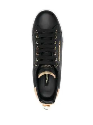 Dolce & Gabbana Portofino Leather Sneakers
