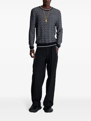 Balmain Patterned Jacquard Sweater