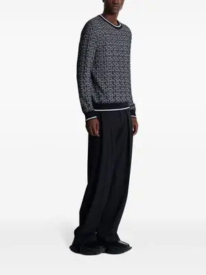 Balmain Patterned Jacquard Sweater