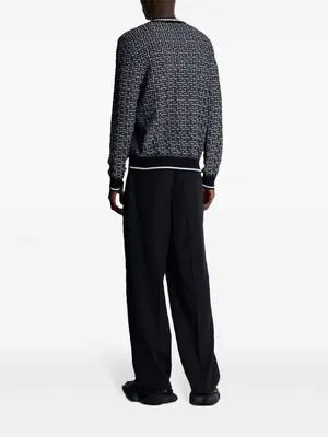 Balmain Patterned Jacquard Sweater