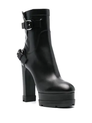 Casadei 130mm Leather Ankle Boots