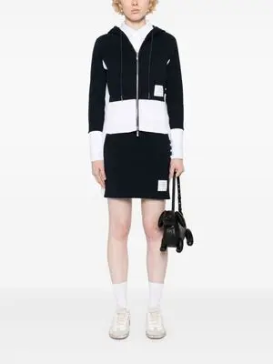 Thom Browne 4-bar Stripe Mini Skirt - Blue