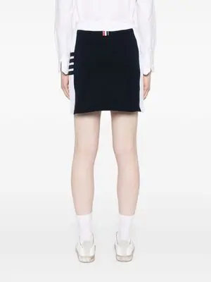 Thom Browne 4-bar Stripe Mini Skirt - Blue