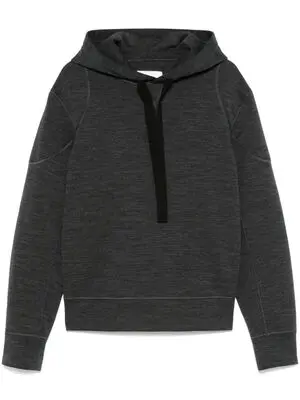 JIL SANDER Mélange Effect Hoodie
