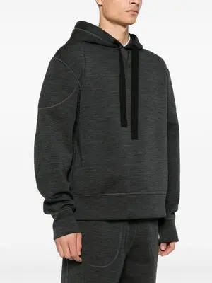 JIL SANDER Mélange Effect Hoodie