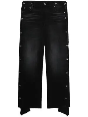 Y/project Wide-leg Denim Jeans - Black