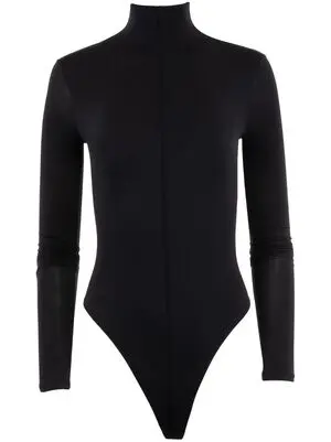 Wardrobe.NYC Long-sleeved Bodysuit - Black