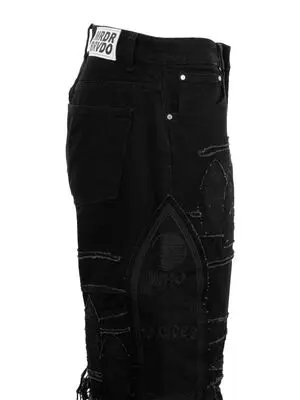 WHO DECIDES WAR BY EV BRAVADO Ultra Flare Windowed Jeans