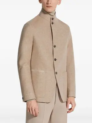 Zegna Oasi Cashmere Il Conte Jacket - Neutrals