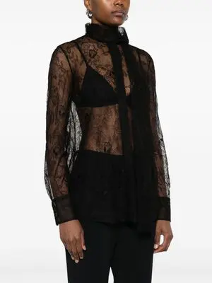 Valentino Garavani Sheer Lace Shirt