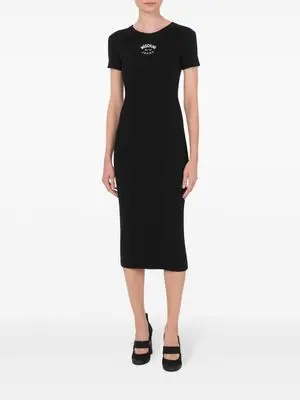 Moschino Ribbed Midi Dress