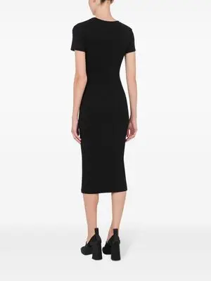 Moschino Ribbed Midi Dress