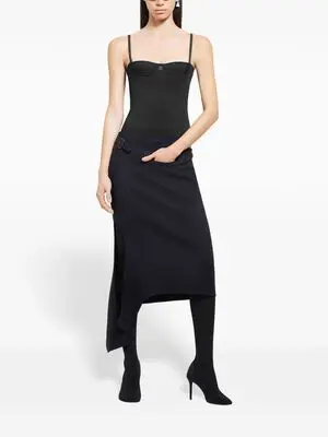 COURREGES Lingerie Interlock Top - Black