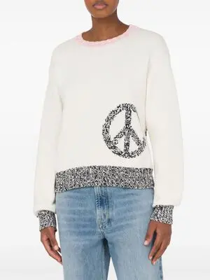 Moschino Peace Intarsia Jumper