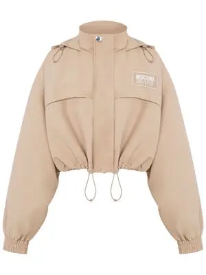Moschino Cropped Hooded Jacket