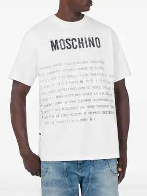 Moschino Slogan-print T-shirt