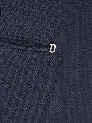 DONDUP Concealed Fastening Tapered Trousers - Blue