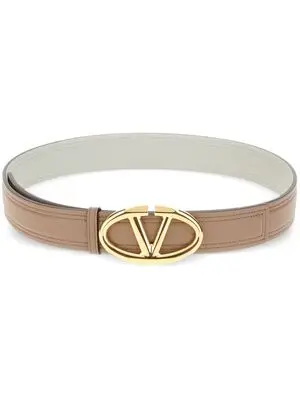 Valentino Garavani Vlogo Signature Belt - Brown