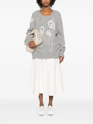 Bernadette Floral-motif Sweater