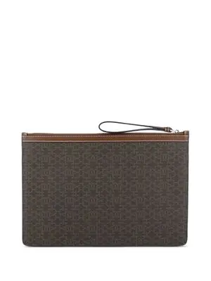 Bally Monogram-print Clutch Bag
