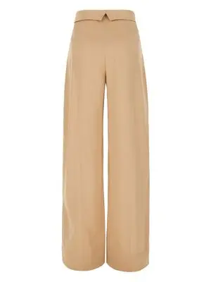 Alberta Ferretti Concealed-fastening Palazzo Trousers