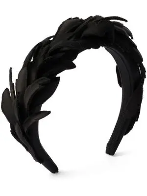 Prada Satin Headband - Black