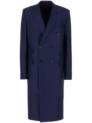 ARMARIUM Nathan Double-breasted Coat - Blue