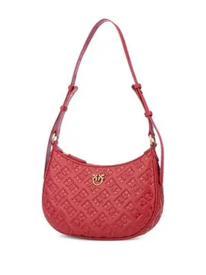 Pinko Monogram-pattern Shoulder Bag - Red