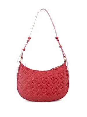 Pinko Monogram-pattern Shoulder Bag - Red