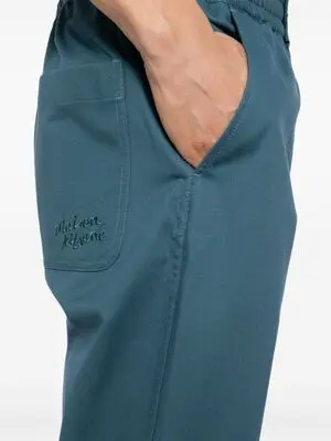 Maison Kitsuné Casual Pants - Blue