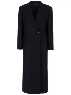 Brunello Cucinelli Double-breasted Coat - Blue