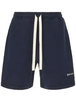 Palm Angels Logo-embroidered Bermuda Shorts