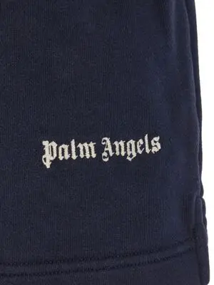 Palm Angels Logo-embroidered Bermuda Shorts