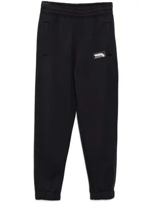 Maison Kitsuné Flash Fox Patch Sweatpants - Black
