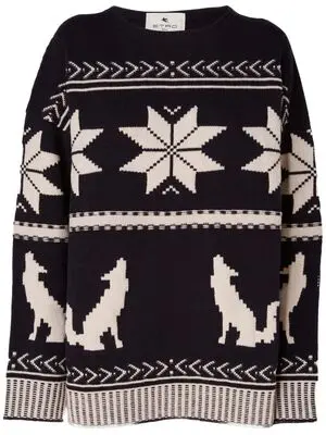 Etro Fair Isle Virgin Wool Sweater
