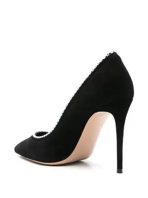 Casadei 100mm Crystal-embellished Pumps